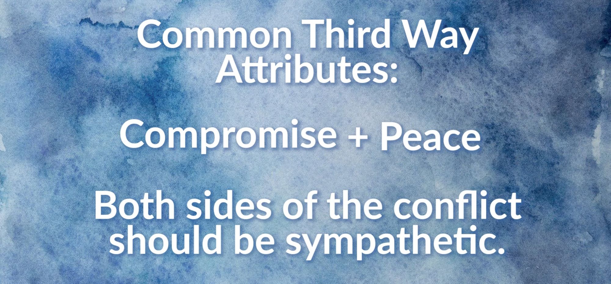 Third Way Conflict Resolution