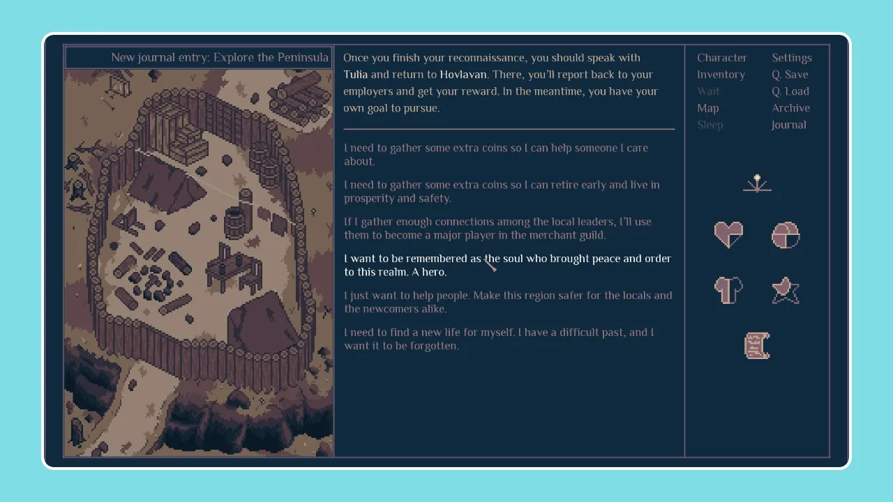 Aureus: Interactive Storytelling in Roadwarden