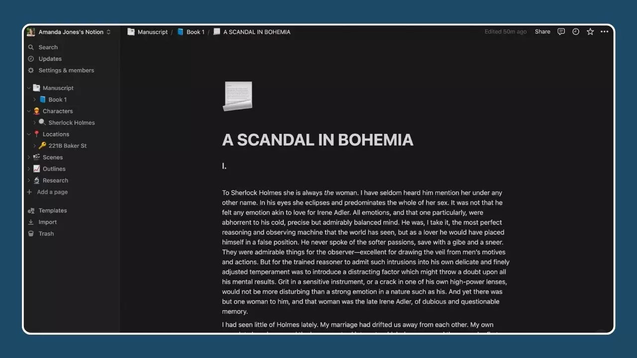Campfire vs. Notion App for Writing a Book