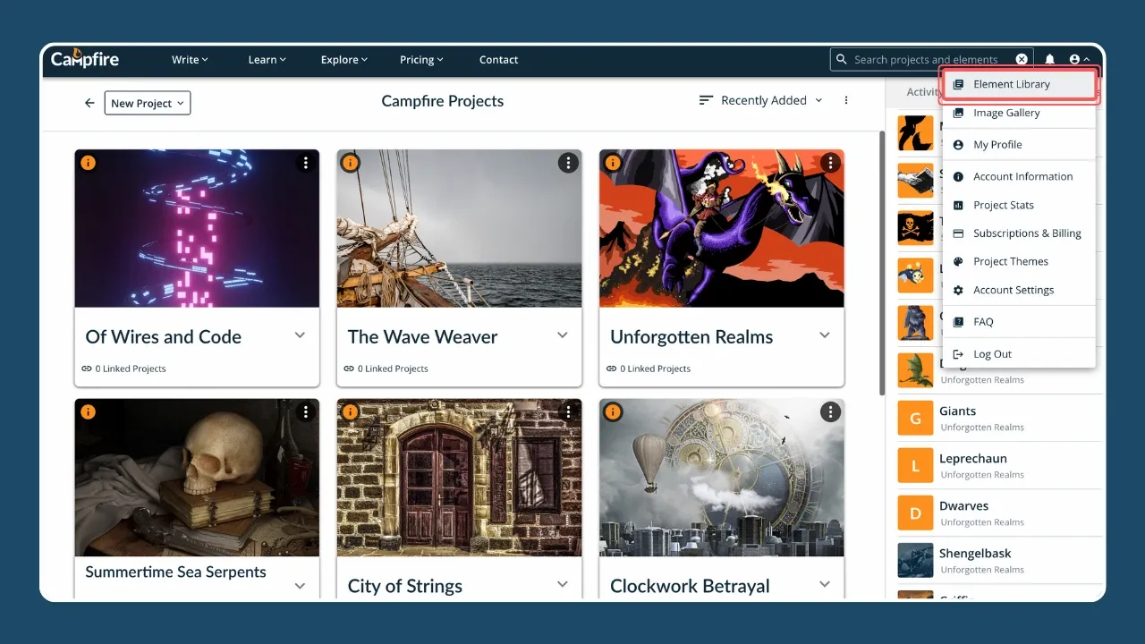 Campfire Navigation Tutorial
