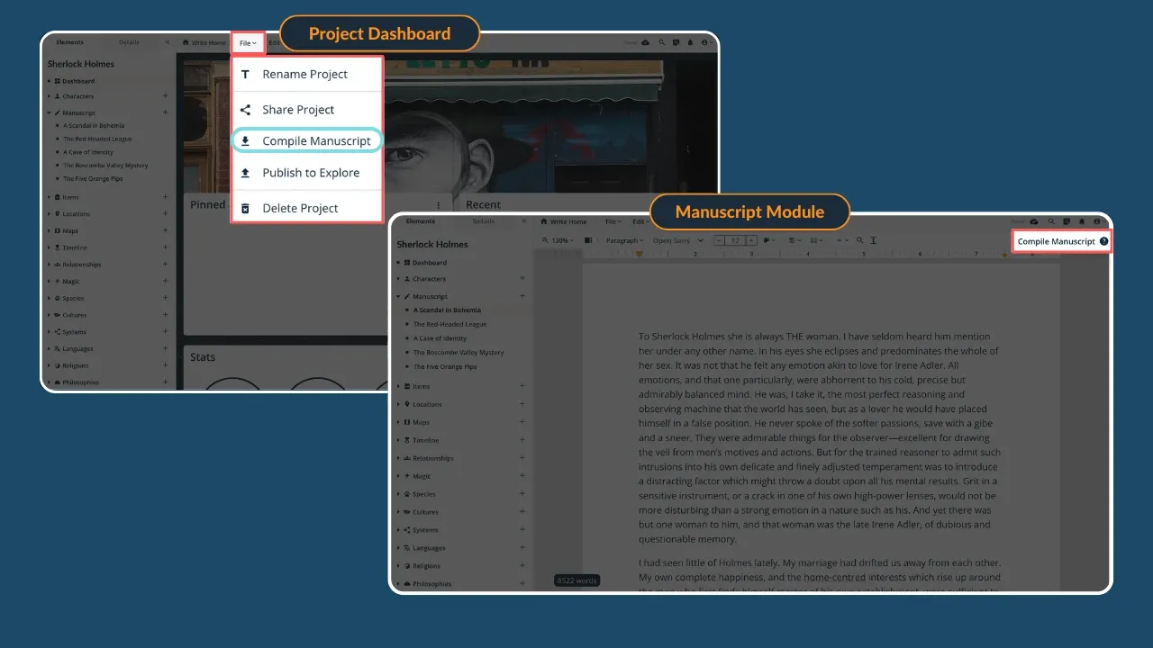 Compile Manuscript Tutorial
