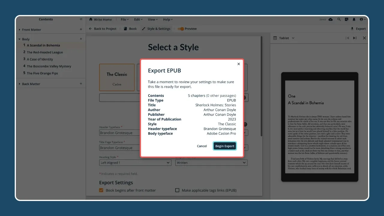 Compile Manuscript Tutorial