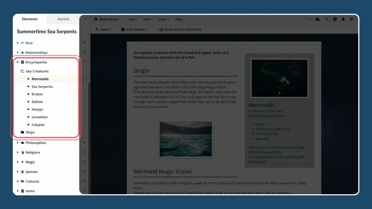 Encyclopedia Module Tutorial