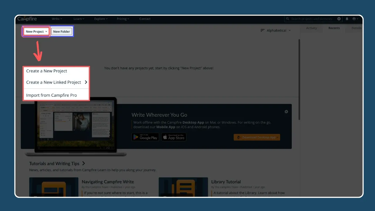 Campfire Navigation Tutorial