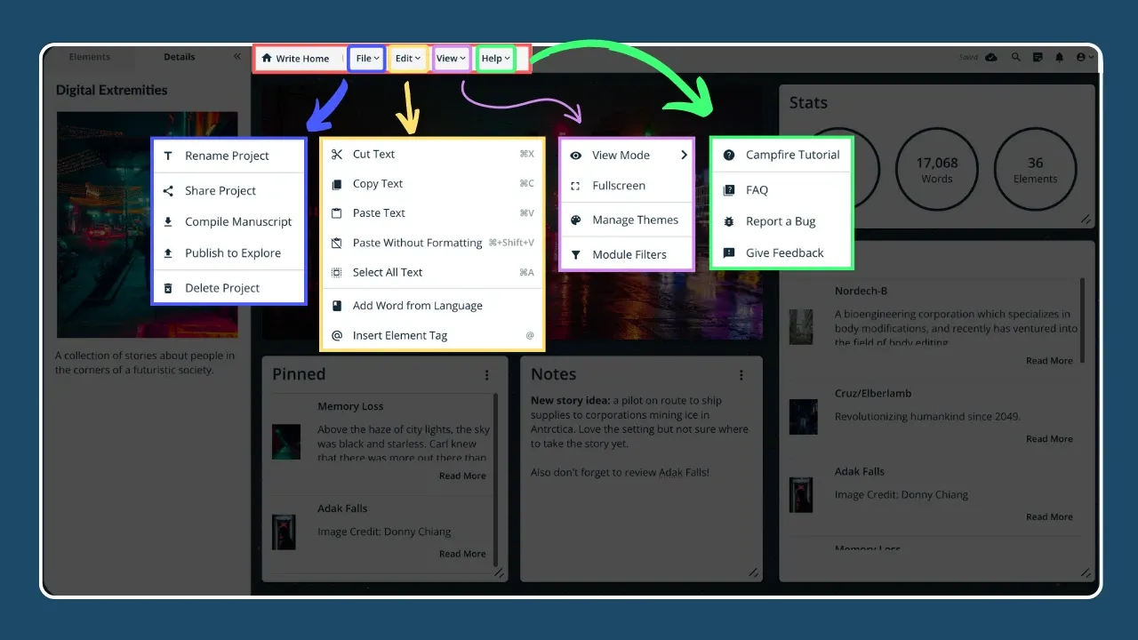 Campfire Navigation Tutorial
