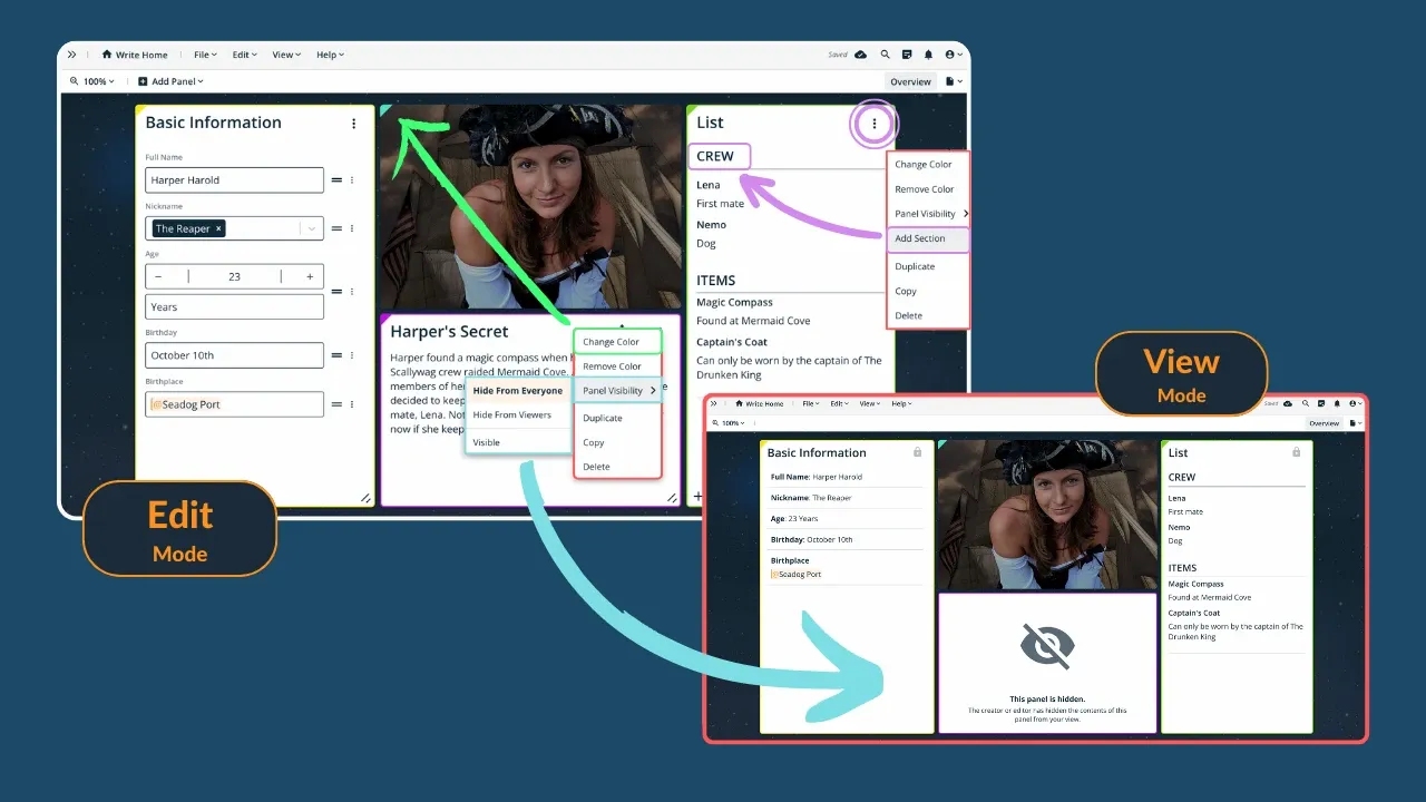 Using Panels In Campfire