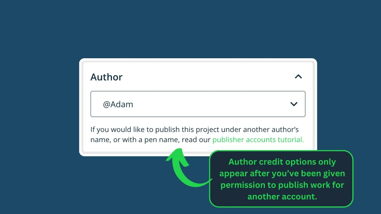 How to Use Publisher Accounts