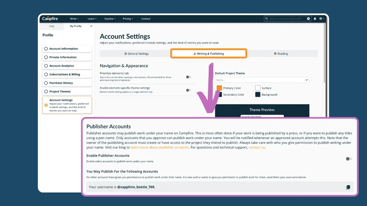 How to Use Publisher Accounts