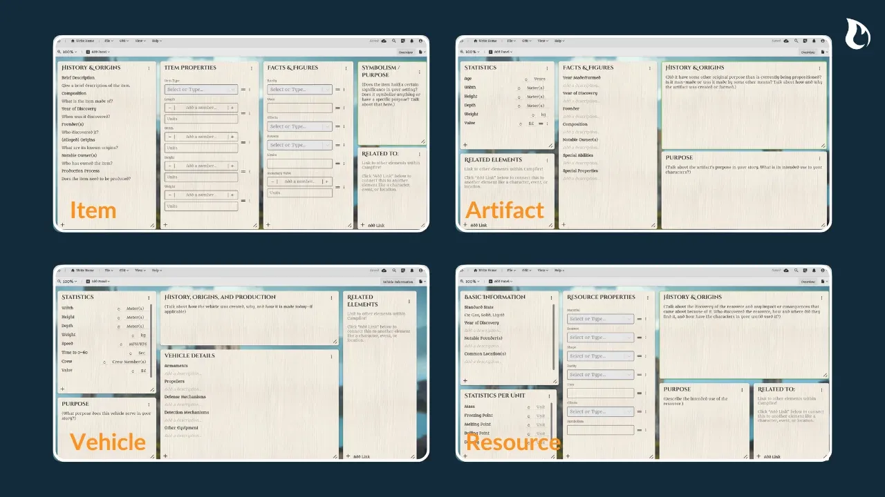 A Crafty Writer's Guide to Forging Legendary Fictional Items
