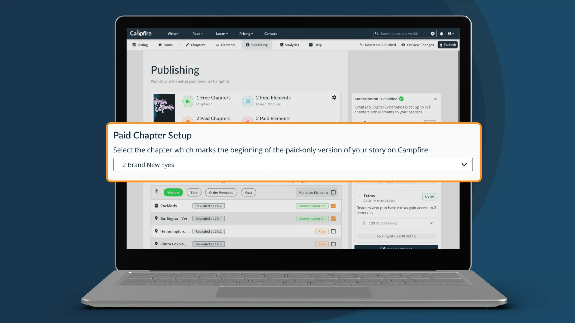 Selling Your Stories on Campfire