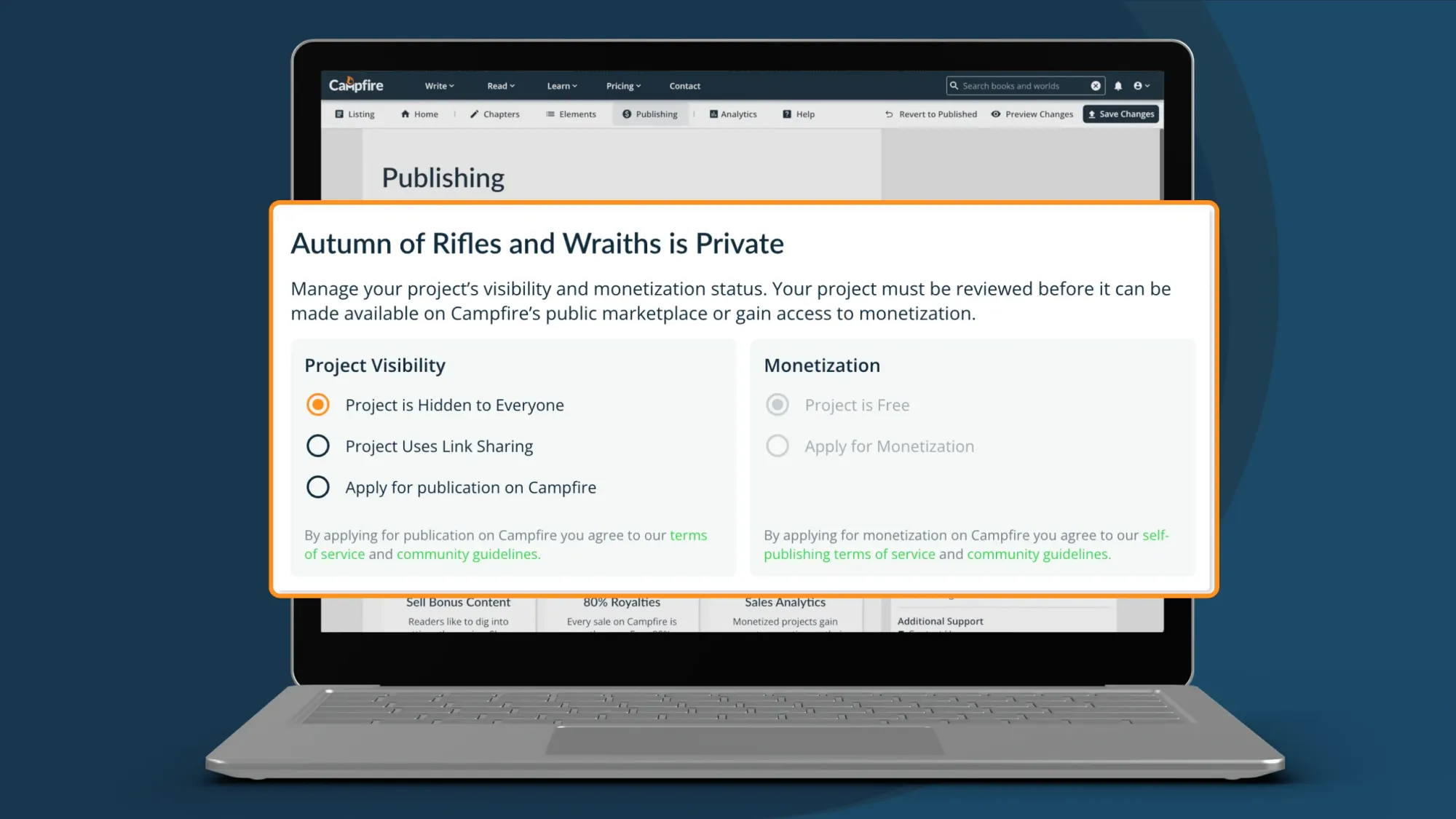 Selling Your Stories on Campfire