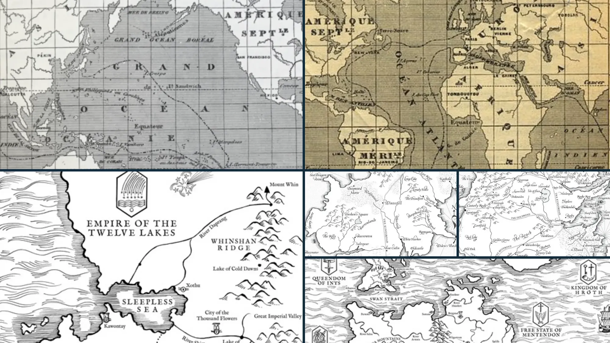 The History & Fictional Applications of Fantasy Cartography