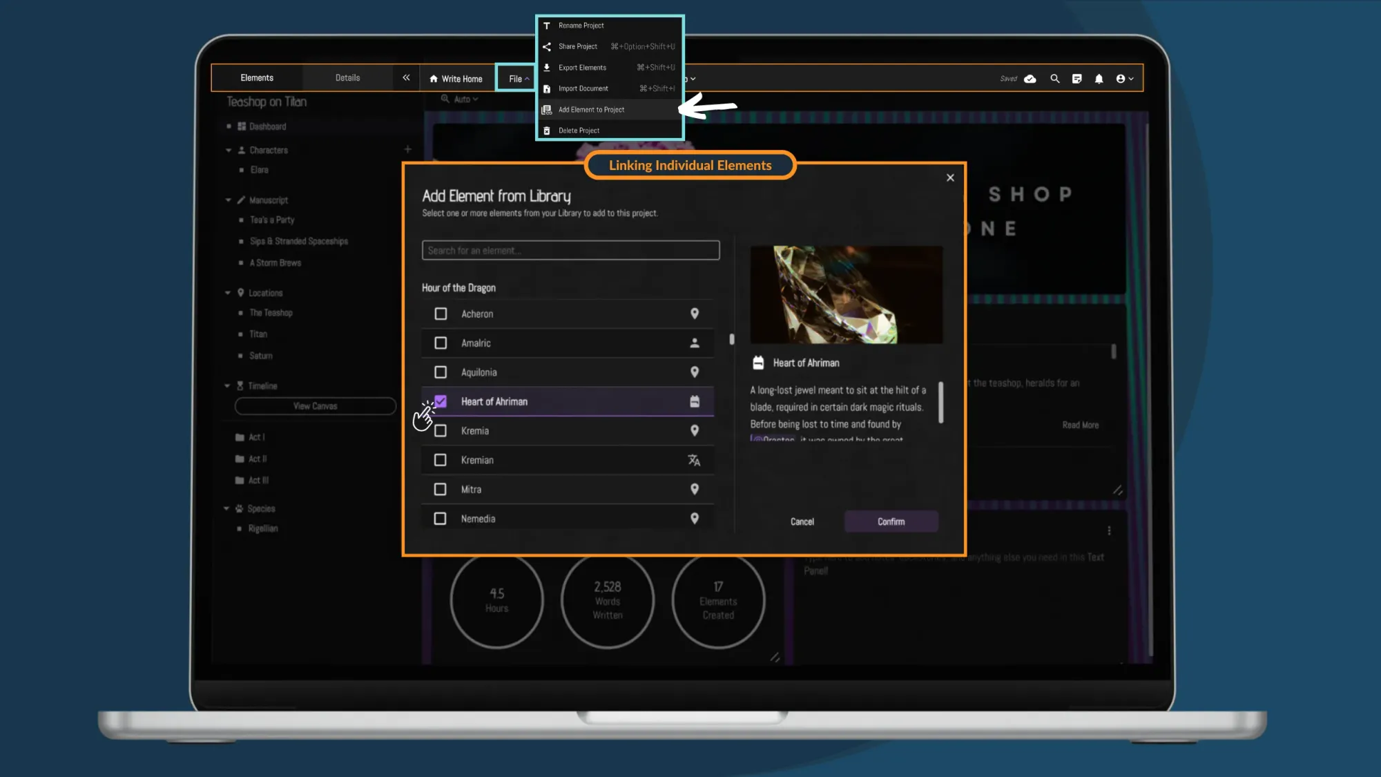 Linking Projects in Campfire