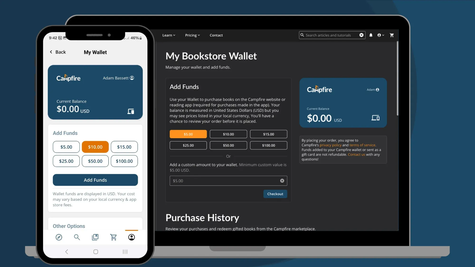 Campfire Bookstore Wallet Tutorial