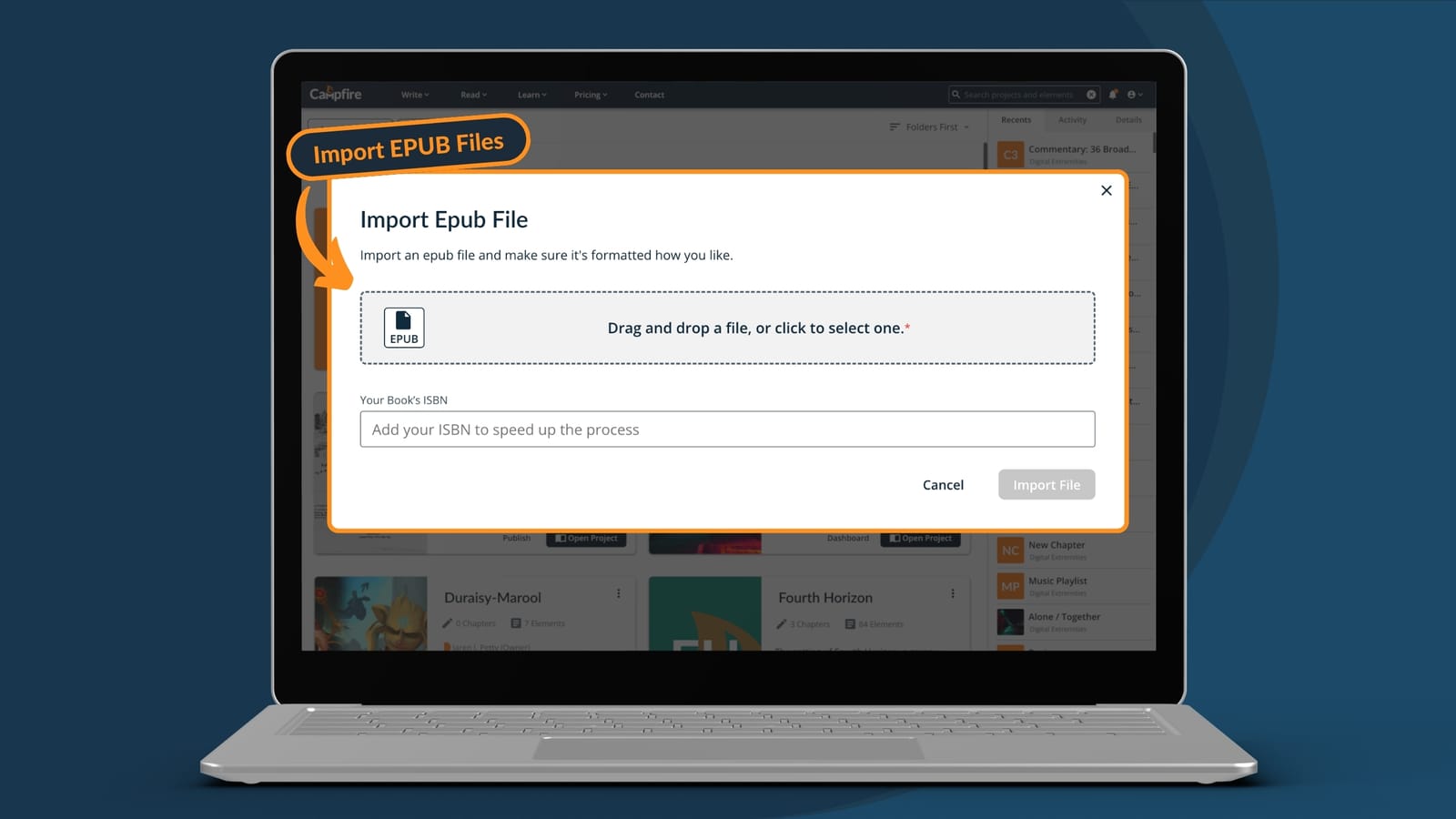 How to Import Your Story into Campfire's Manuscript Module